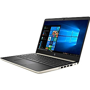 2020 Newest HP 14 inch BrightView WLED-Backlit Laptop, 10th Gen Intel Core i5-1035G1 1.0 GHz up to 3.6GHz, 8GB RAM, 256 GB SSD+16GB Optane, WiFi 802.11ac, Bluetooth, Windows 10 Home, Pale Gold