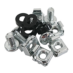 CNAweb Power Distribution Unit 19" 1U Rack Mount PDU 8 Outlet 6' Power Cord - Black