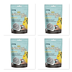 Higgins 4 Pack Mineral Grit Small Bird Calcium Supplement, 6-oz ea. with 100% Crushed Oyster Shells. Fast Delivery by Just Jak's Pet Market