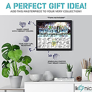 Ikonic Fotohaus Argentina World Cup Champions Lionel Messi Di Maria De Paul Alvarez Dybala Martinez Team Signed Photo Autograph Print Wall Art Home Decor