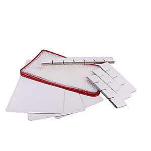 Simplify Ornament Storage Organizer | Storage | Fits 112 Ornaments | Zipper Closure | Space Saving | Easy to Use | Red | Light Weight | Dimensions 11.81 x 20.67 x 11.81