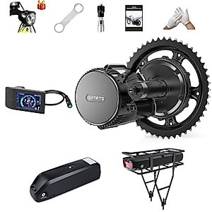 BAFANG BBS02B Mid Drive Kit : 48V 750W BBS02 Mid Motor with 500C Display 36T Chainring, Electirc Bike Conversion Kit for BB 68 73 mm, 8fun Ebike Central Mounted Engine (No Battery)