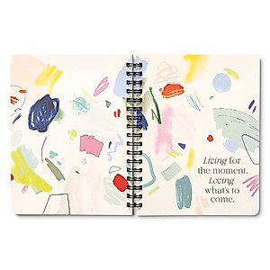 Compendium Spiral Notebook - Something Good Is Going to Happen Today. — A Designer Spiral Notebook with 192 Lined Pages, College Ruled, 7.5”W x 9.25”H