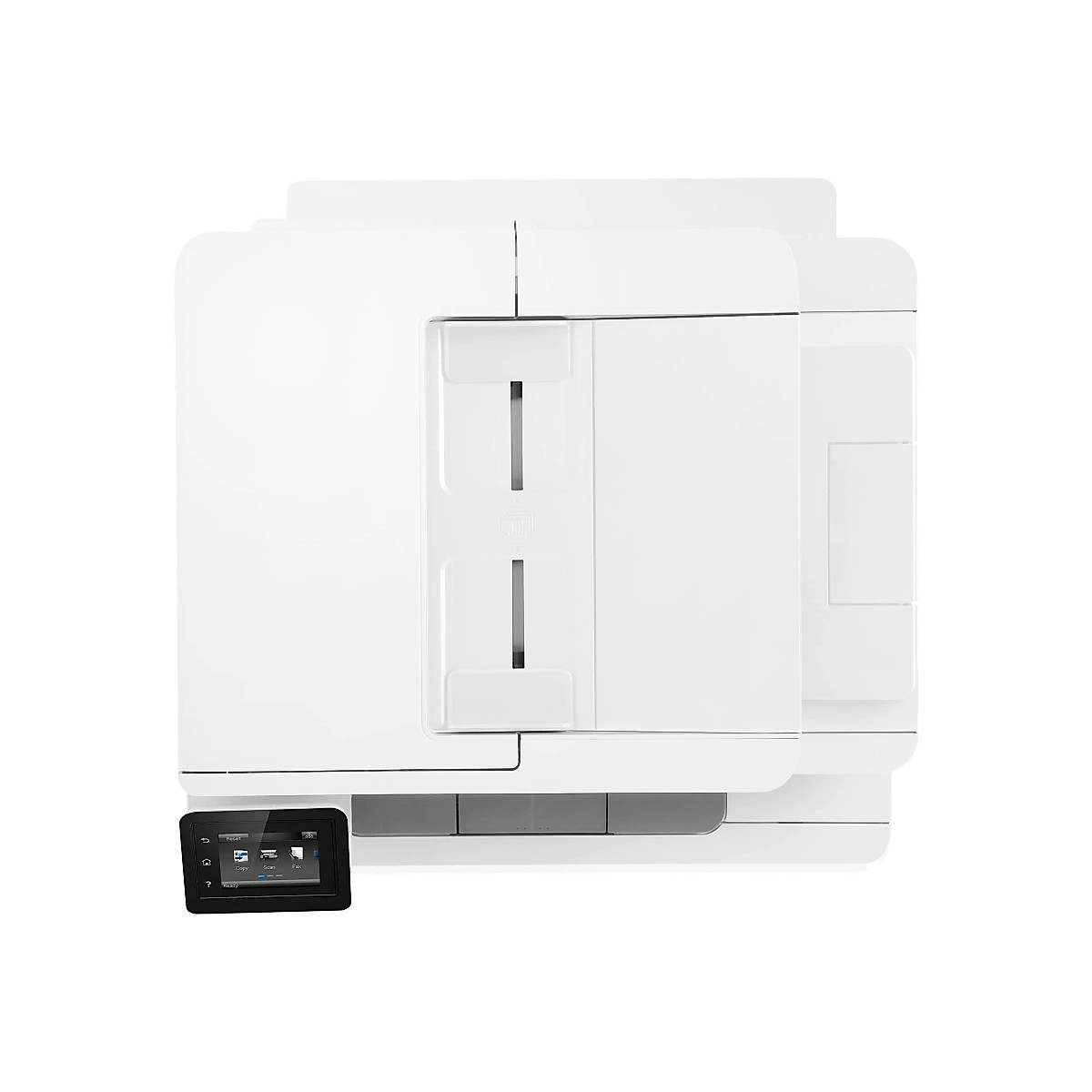 HP Color Laserjet Pro M283cdwC Wireless All-in-One Laser Printer, Print Scan Copy Fax, Auto 2-Sided Printing, Remote Mobile Print, 22ppm, 260-Sheet, 256MB, White - Bundle with JAWFOAL Printer Cable