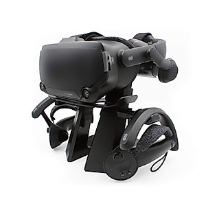AMVR VR Headset Display Stand and Controllers Holder for Steam Valve Index Virtual Reality Mount Station