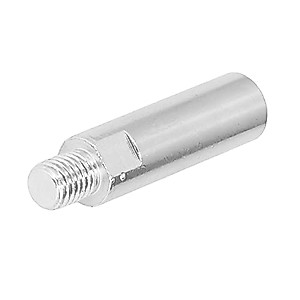 Rotary Polisher Extension Shaft M14 Thread Adapter Angle Grinder Extension Rod Hard Alloy Rotating Machine Extension Connecting Rod for Car Care Polishing(80mm)
