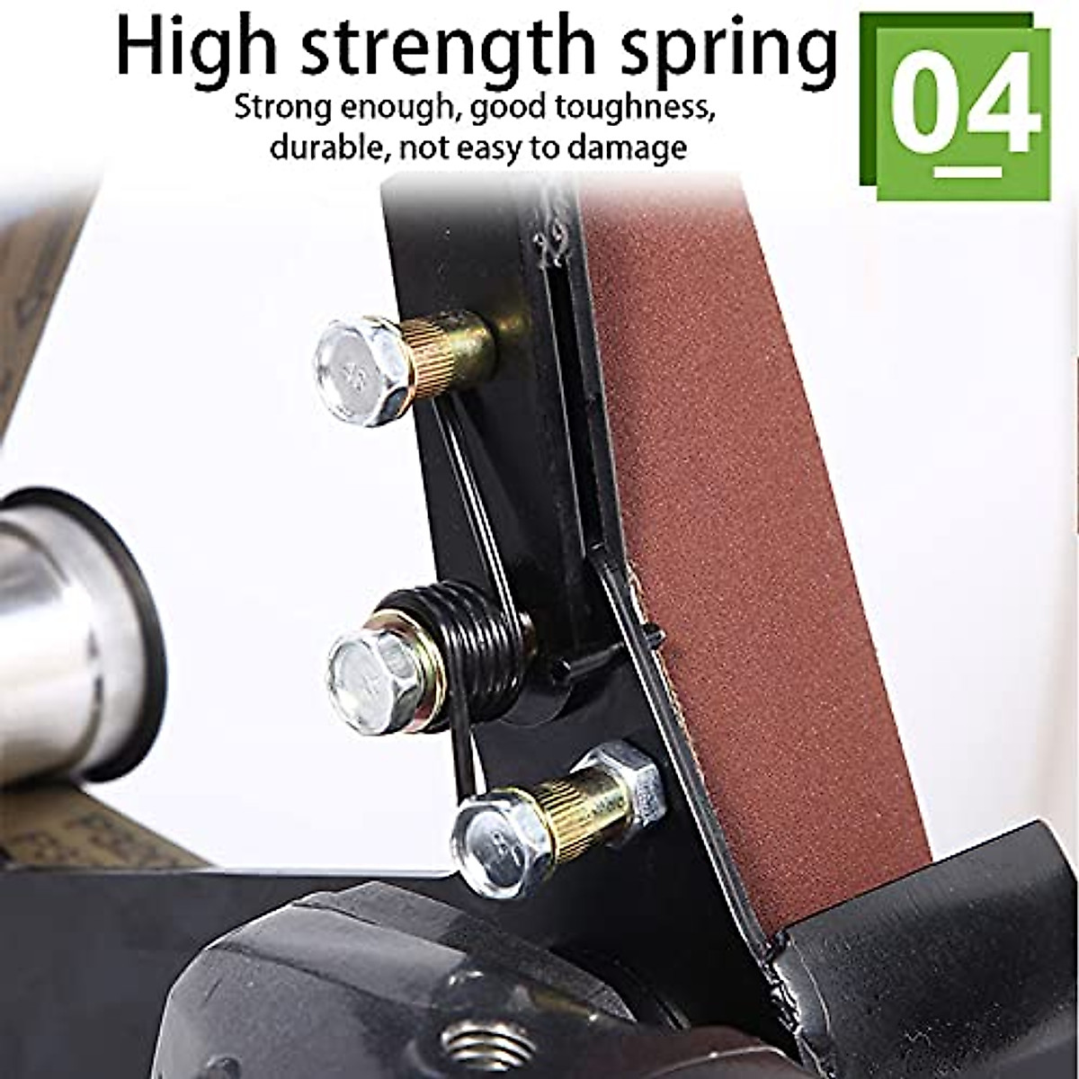 Belt Sander Attachment,Adapter Angle Grinder Bearing Sanding Support Tool Pipe Tube Bracket Accessories Cast Iron ABS Polishing Professional Accessories (5/8”-11 UNC)