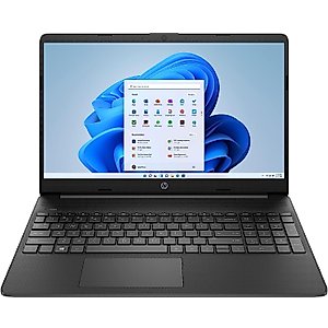 HP Laptop 15-DY5007CA 15.6-inch FHD IPS Notebook Intel Core i5-1235U Iris Xe Graphics 8GB DDR4 RAM, 512GB PCie SSD Computer PC Storage USB HDMI Port Bluetooth WiFi Windows 11 Home, Jet Black (Renewed)
