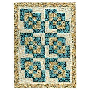 Fabric Cafe PDQ 3-Yard Quilts Bk, None Brown, 11 x 8.5 x 0.06