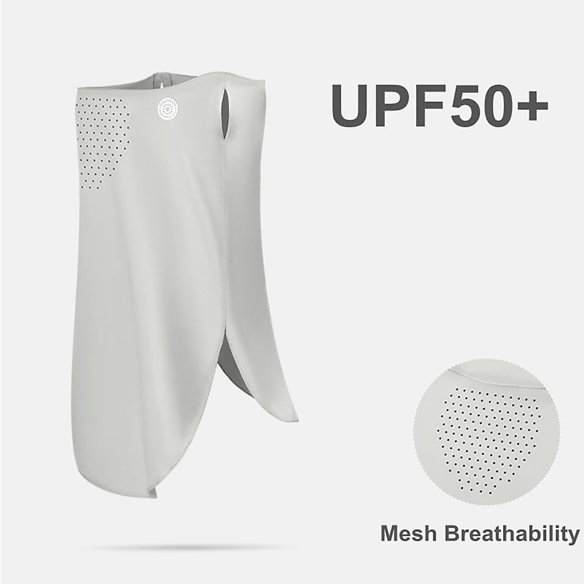 TOPORTY Women Sunscreen Mask Breathable Ice Silk Veil UV Protection Face Neck Cover for Summer Outdoor Sports