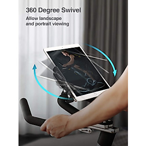 elitehood iPad Holder for Treadmill, Heavy Duty Tablet Holder for Stroller, iPad Bike Mount Compatible with 4.7-12 inches iPad, iPhone, Tablets and Cell Phones