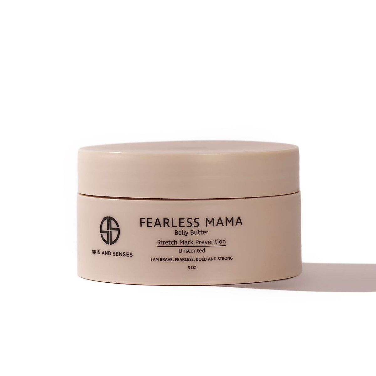 Fearless MaMa Stretch Mark Prevention Belly Butter for Pregnancy - 100% Natural Loaded With Ingredients That Nourish & Moisturize. Stretch Marks & Scars Defense (Unscented)