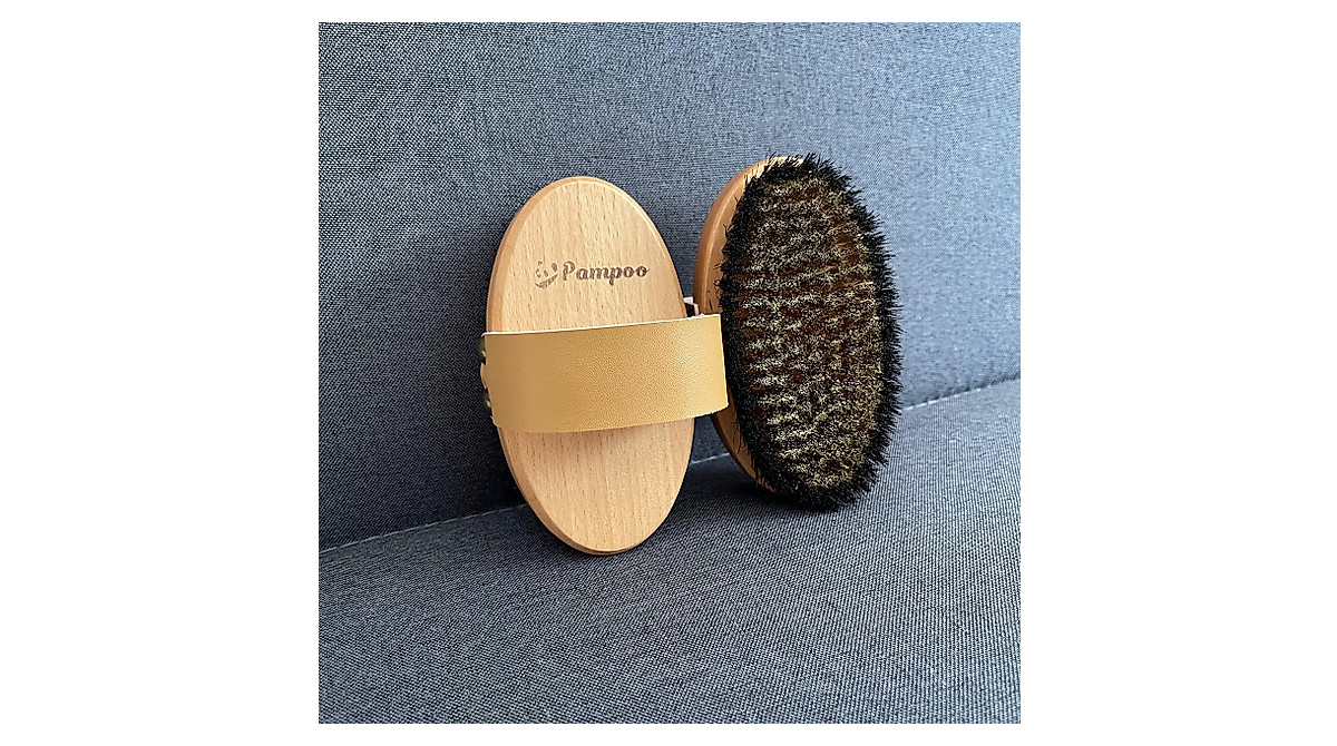 Pampoo Copper Dry Brush - Exfoliate & Energize Your Skin