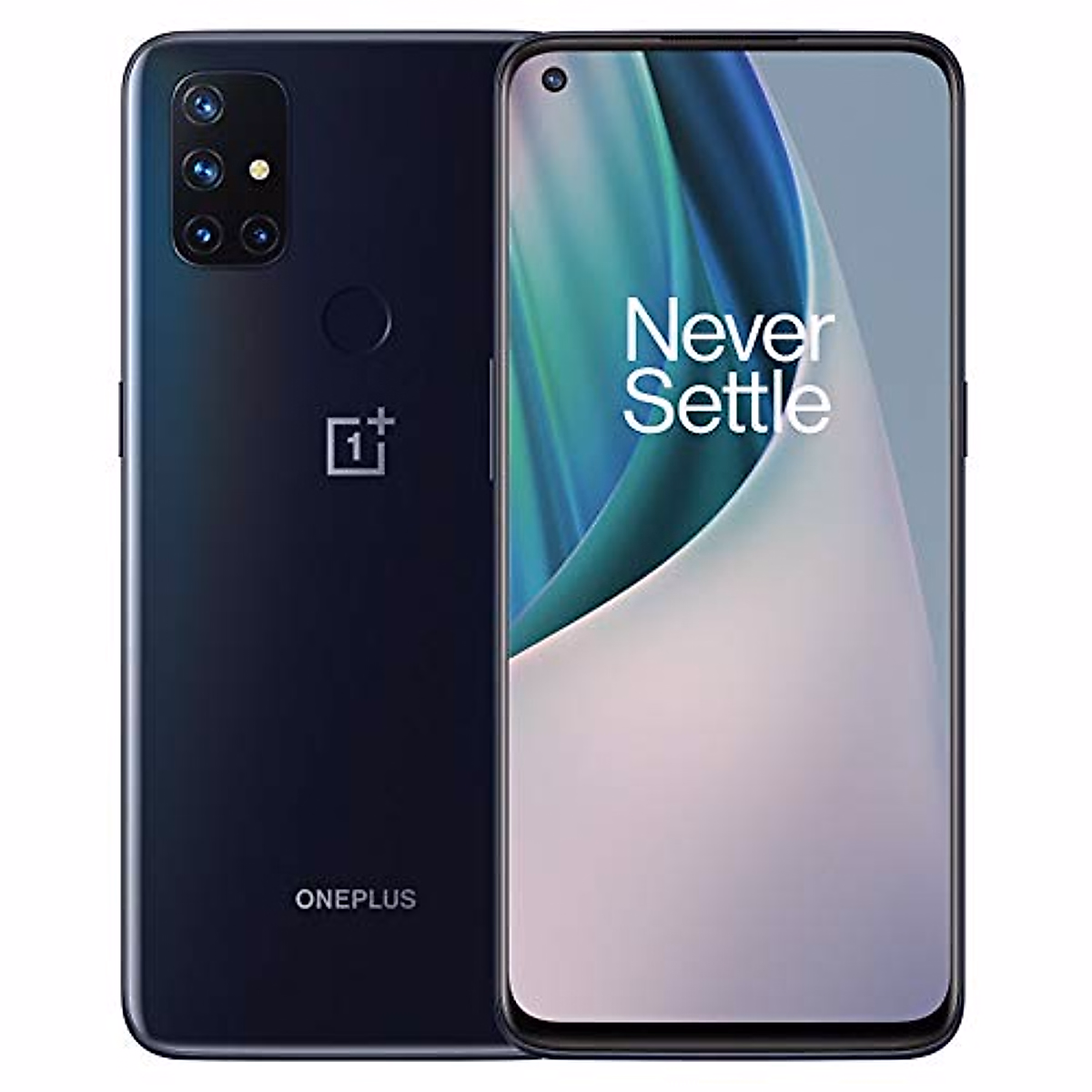 OnePlus Nord N10 5G Unlocked, Midnight Ice​, 6GB RAM + 128GB storage, US Version (Renewed)