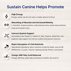 EMERAID Sustain Canine Recovery Food for Dogs 400 g