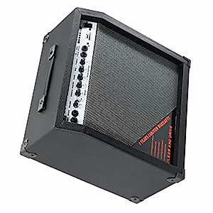 EMB GA100 500W 10" Electric Guitar Amplifier Speaker Portable Powerful Studio and Stage Cabinet PreAMP – with Built in Headphone Jack and 2 Inputs and SD USB AUX Bluetooth (Black)