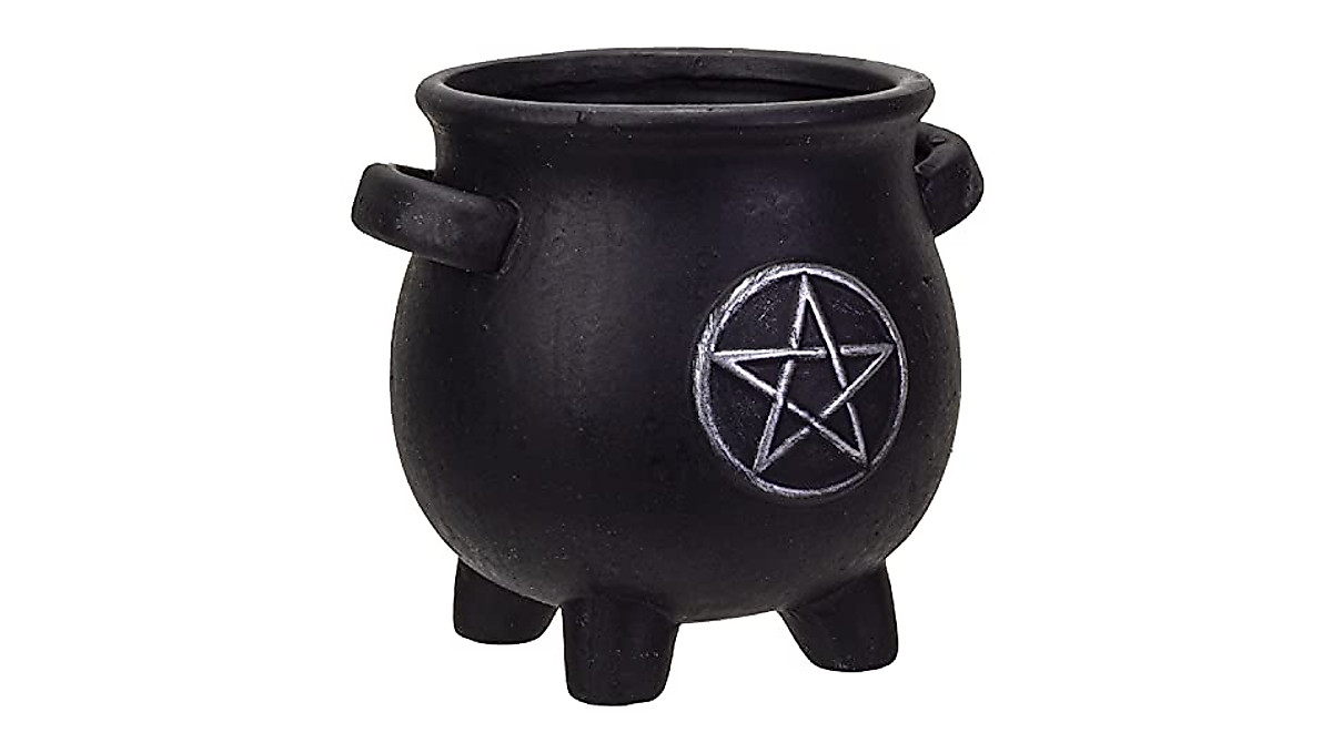 Witches Cauldron Planter Pot - Unique Home Decor