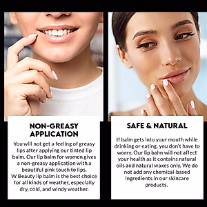 WBM Care Color Changing Lip Balm - Sustain, Repair, and Moisturize Your Lips with 3.3g of Nourishing Formula for Beautiful, Vibrant Color and Hydration