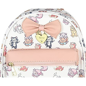 Disney Cats Saffiano Faux Leather Tote Bag Mini Backpack