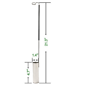 U.S.SOLID 10L Cryogenic Container Liquid Nitrogen LN2 Tank Dewar with Straps 6 Canisters