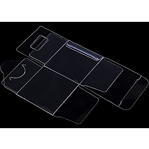 Nicunom 120 PCS Clear Favor Boxes, 2" x 2" x 2" Plastic Favors Boxes Gift Boxes Transparent Cube Boxes Single Individual Packaging for Macaron Candy Minigifts Wedding Party Baby Shower