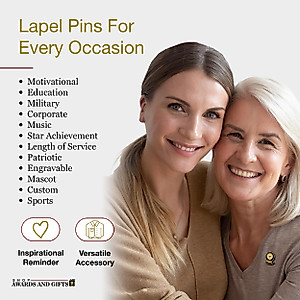 SHOP AWARDS AND GIFTS United States Service US Army Proud Mom Lapel Pin, Gift Boxed