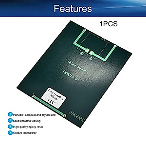 Heyiarbeit 1 Pcs 12V 2W Small Polysilicon Epoxy Resin DIY Solar Panel Module 136mm x 110mm/5.35" x 4.33" for Cell Charger
