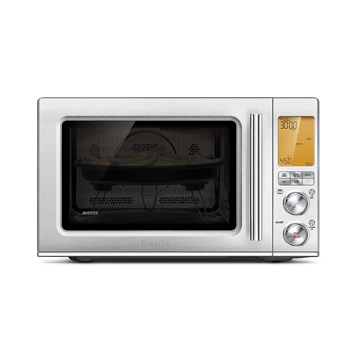 Breville BMO870BSS1BUC1 Combi Wave 3 in 1, Brushed Stainless Steel (Renewed)