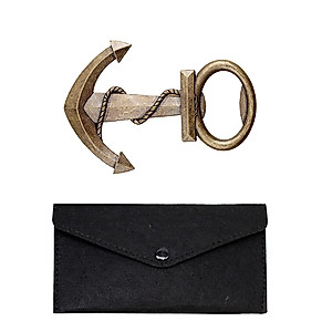 KANGQING Boat Anchor Bottle Opener , Creative Beer Corkscrew, Zinc Alloy Durable Key Chain, Delicate Beach Bar Accessory, Perfect for PartyWeddingBarOutdoor Events, 9×7