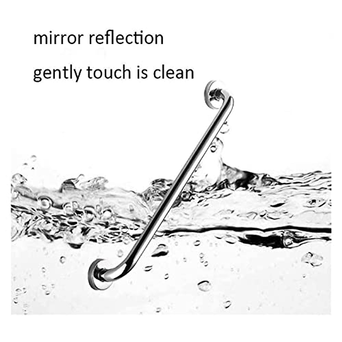 Grab Bars Shower Hand Towel Holder Bath Grab Handrail Bar Toilet Kitchen Staircase Non-Slip armrest for The Elderly Handrail Bathroom Toilet-53cm