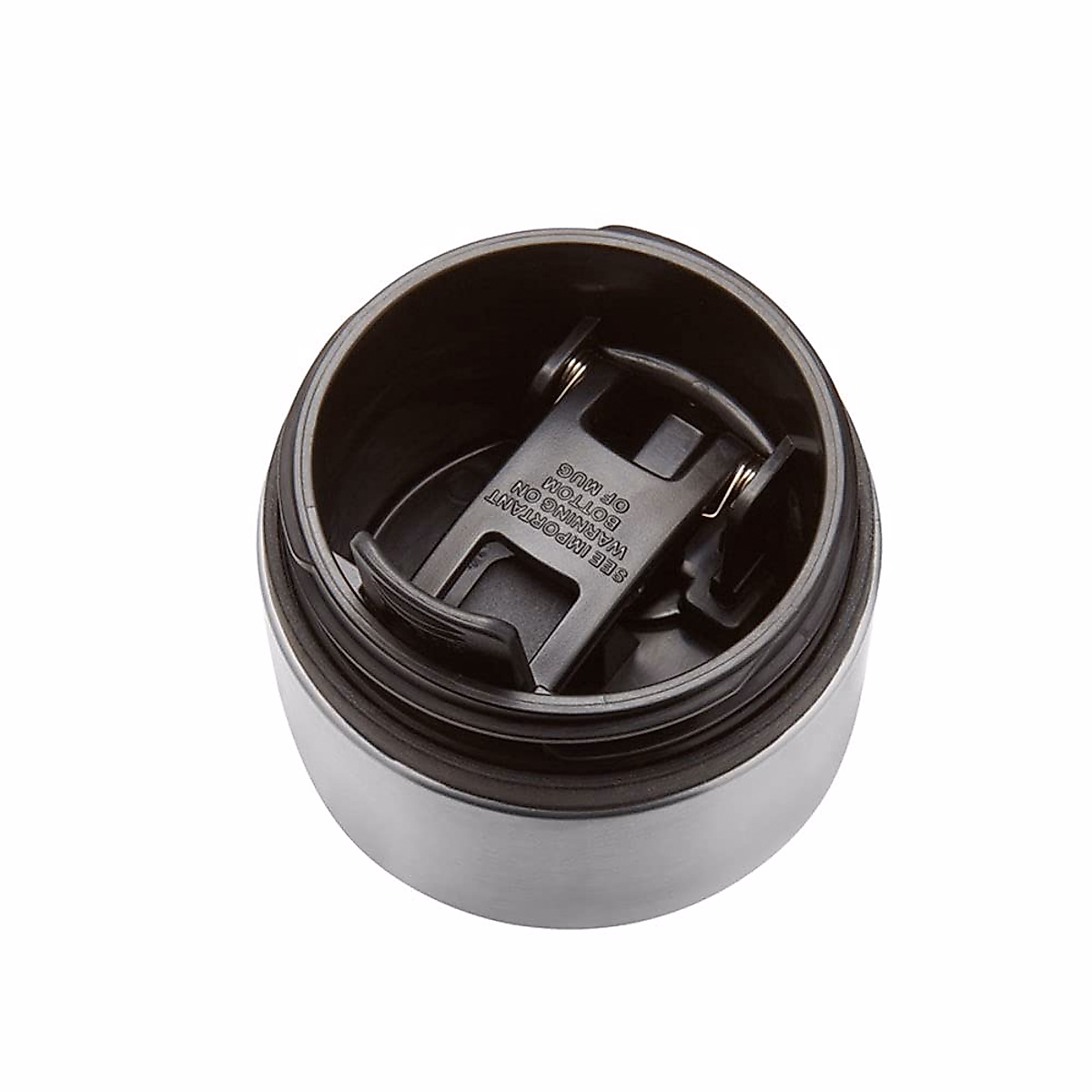 Contigo Luxe Autoseal Travel Mug, Stainless Steel Thermal Mug, Vacuum Flask, Leakproof Tumbler, dishwasher safe, Coffee Mug with BPA Free Easy-Clean Lid, Stainless Steel, 360 ml