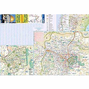 Jerusalem & Holy Land Travel Reference Map 4th Ed. 2019 (Waterproof)