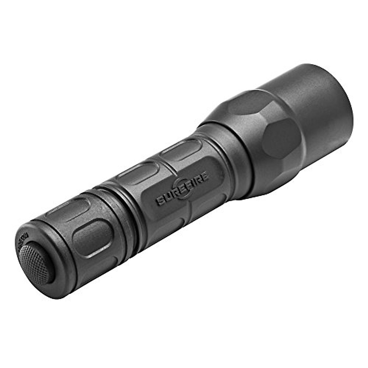 SureFire G2X Tactical Single-Output LED Flashlight with Tactical tailcap click switch, Black