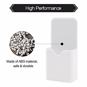 VieFantaisie 2 PCS Magnetic Pen Holder, Magnetic Dry Erase Marker Holder, Magnetic Marker Pencil Holder for Fridge, Whiteboard Marker Holder for School, Office, Home, Magnetic Marker Organizer, White