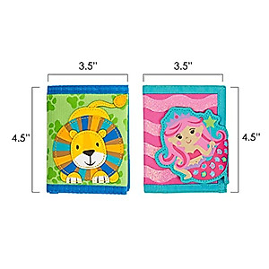 Stephen Joseph Kids Unisex Toddler Wallet, Dark Blue Dino, One Size