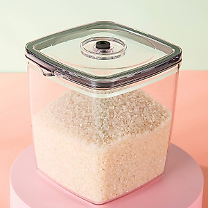 FEBEEK 2.8L Airtight Sealed Fresh-keeping Food storage Container with Vacuum Electric Pump for Meats, Pickles, Spices, Salads, Jams, BPA-Free