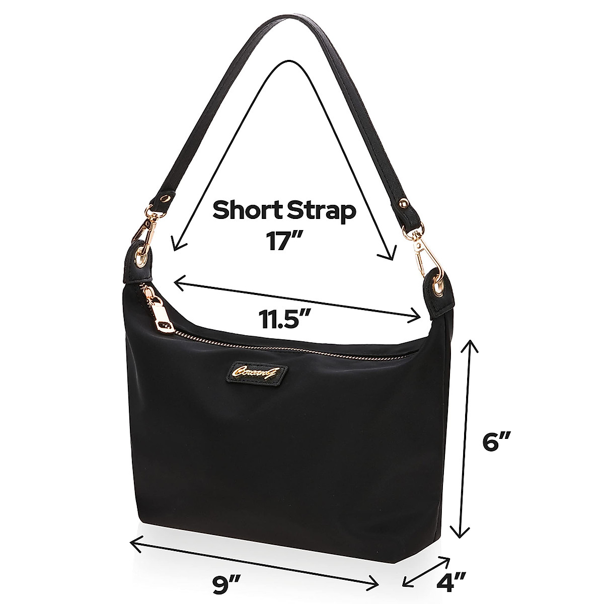 1072 Nylon Crossbody Bags, Light Weight Cute Hobo Mini Shoulder Handbags