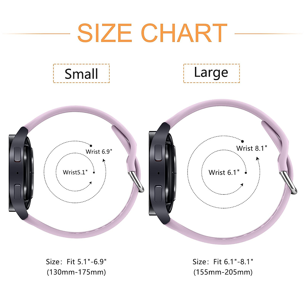 Meliya Silicone Band Compatible for Gizmo Watch 3 2 1, 20mm Soft Waterproof Gizmo Watch Band Replacement Bands, Breathable & Washable (Light Purple)