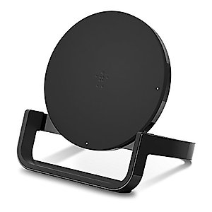 Belkin Boost Up Wireless Charging Stand 10W - Qi Wireless Charger for iPhone 11, 11 Pro, 11 Pro Max, Xs, XS Max, XR/Samsung Galaxy S9, S9+, Note9 / LG, Sony and More (Black) (F7U052dqBLK)