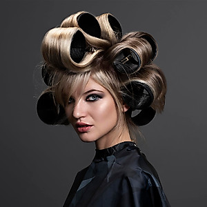 Fromm ProVolume 2" Self-Grip Ceramic Ionic Thermal Hair Rollers, 3 Count Large Salon Quality Hair Curlers for Medium and Long Hair, Blowouts, Curtain Bangs