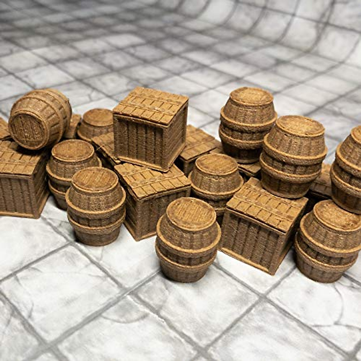 Extruded Gaming Crates and Barrels