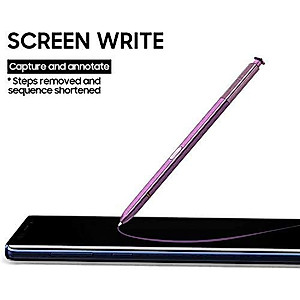 2 Pack Galaxy Note 9 Stylus for Replacement Samsung Galaxy Note 9 SM-N960 Pen (Without Bluetooth) +Tips/Nibs+Eject Pin (Purple)