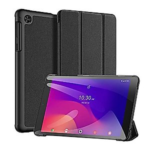 DUX DUCIS PU Leather Shockproof Kids Stand Cover Case for Metro by T-Mobile Alcatel Joy Tab 2 8.0 Inch Tablet 2020(Model 9032Z)