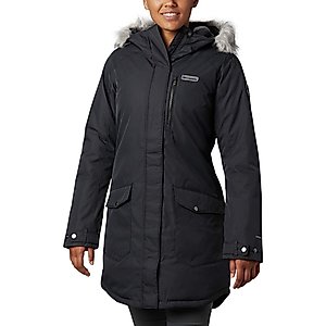 Columbia Women's Suttle Mountain Long Insulated Jacket, Black, XX-Large