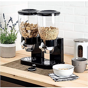 WRODA Food Dispenser Cereal Containers Storage Dispenser Food Storage Container Cereal Dispenser Countertop For Candy Nut Grain Granola Snack