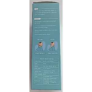 Baby Nasal Aspirator Electric, MISSAA Nasal Aspirator for Baby with 5 Suction Modes Baby Nose Sucker, Nose Aspirator for Toddler, Automatic Nose Cleaner, Music & Light Soothing