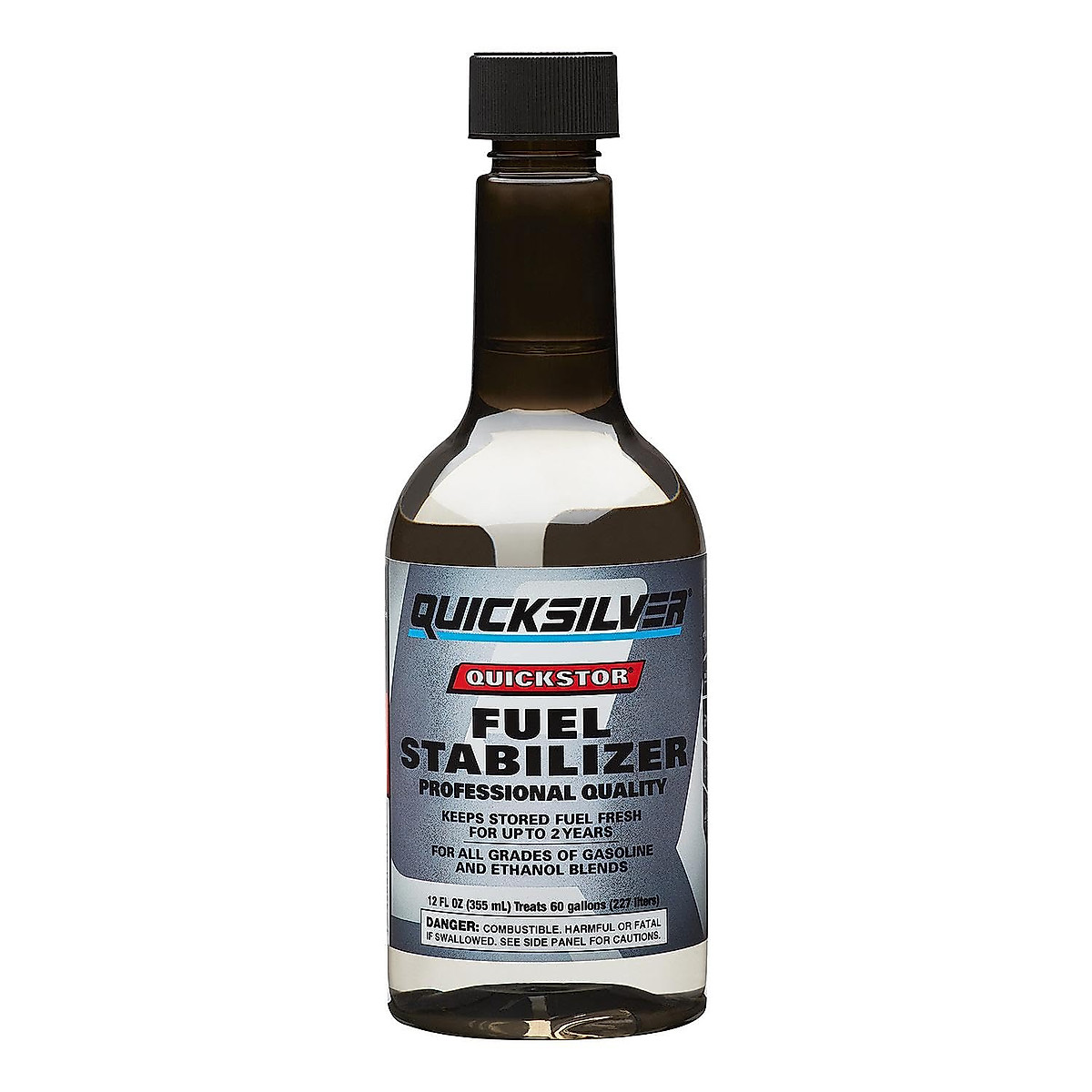 Quicksilver 8M0047922 Quickstor Fuel Treatment and Stabilizer, 12 Oz.