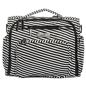 JuJuBe BFF Convertible Unisex Diaper Backpack, Messenger Bag with Memory Foam Changing Pad, Modern Crossbody Diaper Bag for Travel