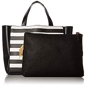 OrganizedBag Dillon Printed Handbag Organizer, Black Lips