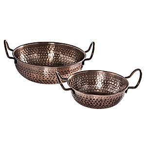 Thirstystone Copper Urban Farm Finish Balti Dish w/Handles